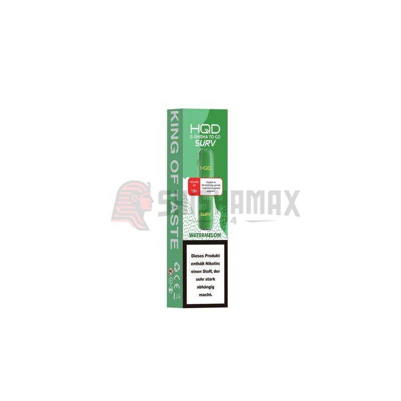 HQD Surv - Watermelon 600 - Shop für Shisha, Tabak, E-Shisha, VAPE, 7,90